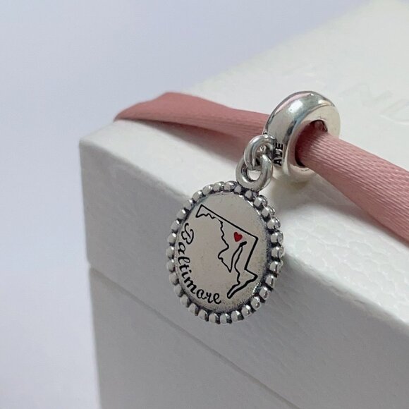 Pandora | Jewelry | Pandora Baltimore Map Exclusive Charm | Poshmark